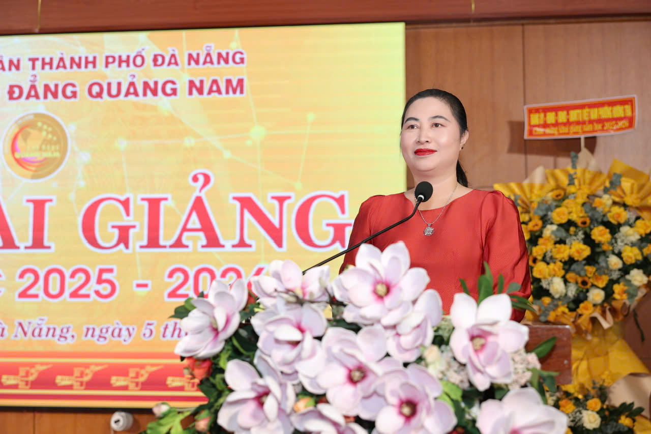 Trường Cao đẳng Quảng Nam tổ chức khai giảng năm học 2025 - 2026 tại 4 điểm cầu